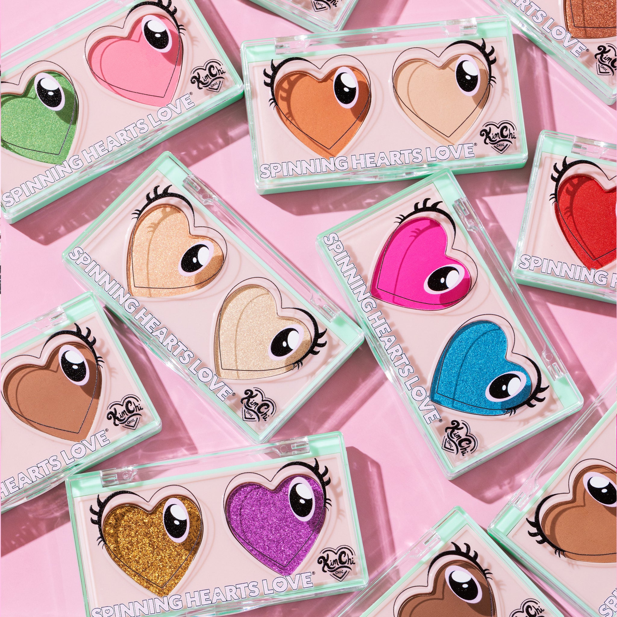 Grouped Spinning Hearts Duos