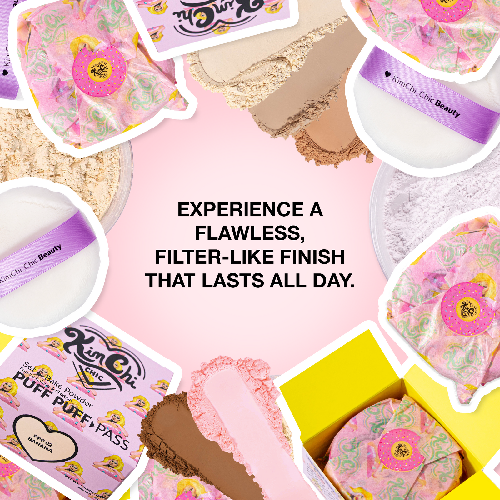 PUFF PUFF PASS SET & BAKE POWDER - 03 Translucent