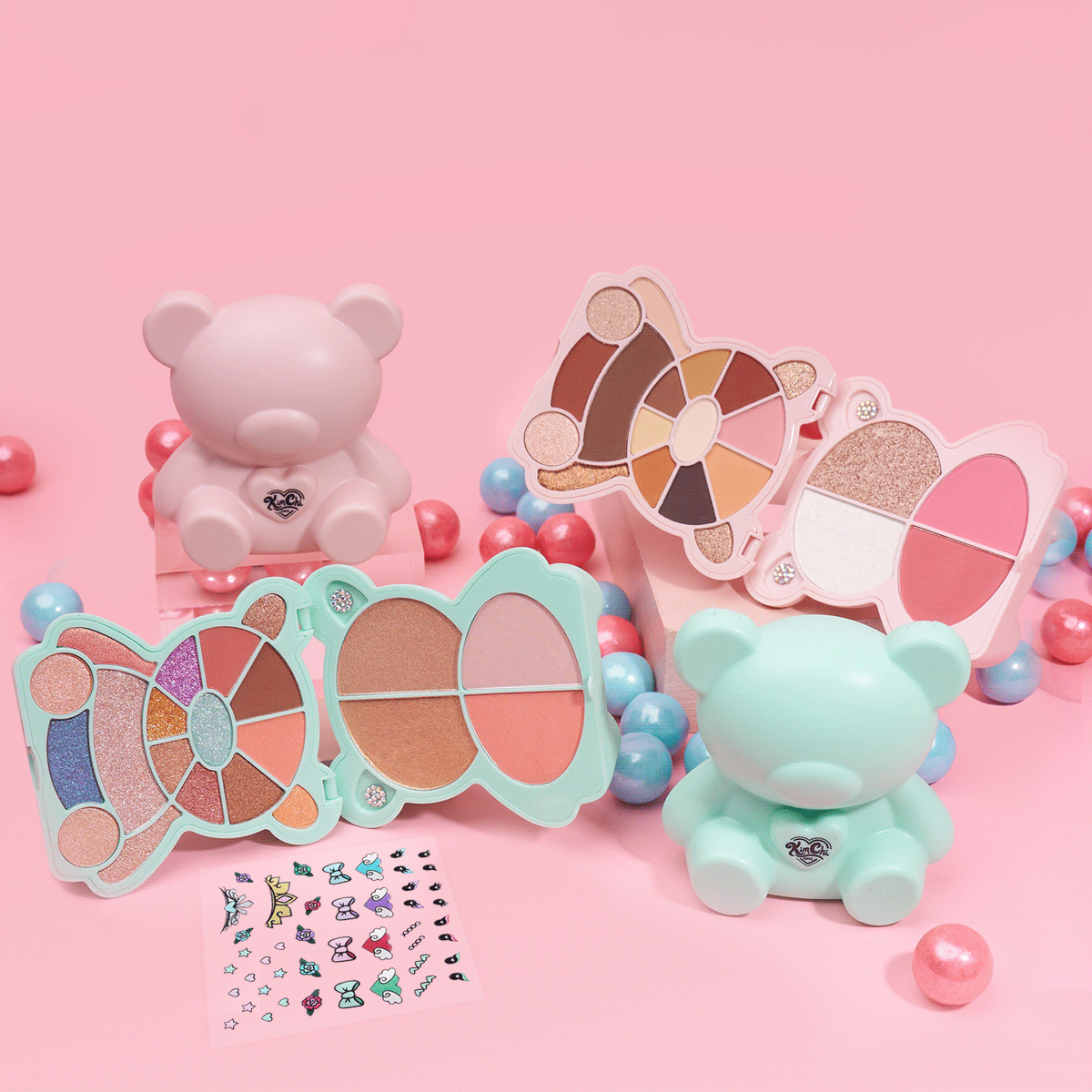 Teddy Kim BUNDLE - Boyfriend, Girlfriend and Sticker Sheet